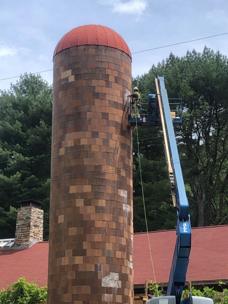 The Barn Silo’s Tiles, Charm Restored by Fallingwater Maintenance Staff ...